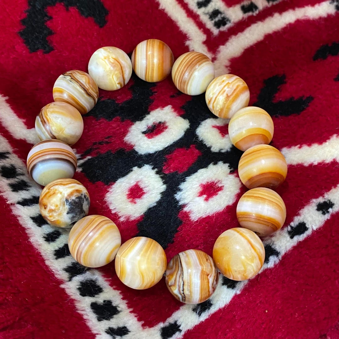 Natural Brown Bendid Aragonite Beads Bracelet Top Quality From ...
