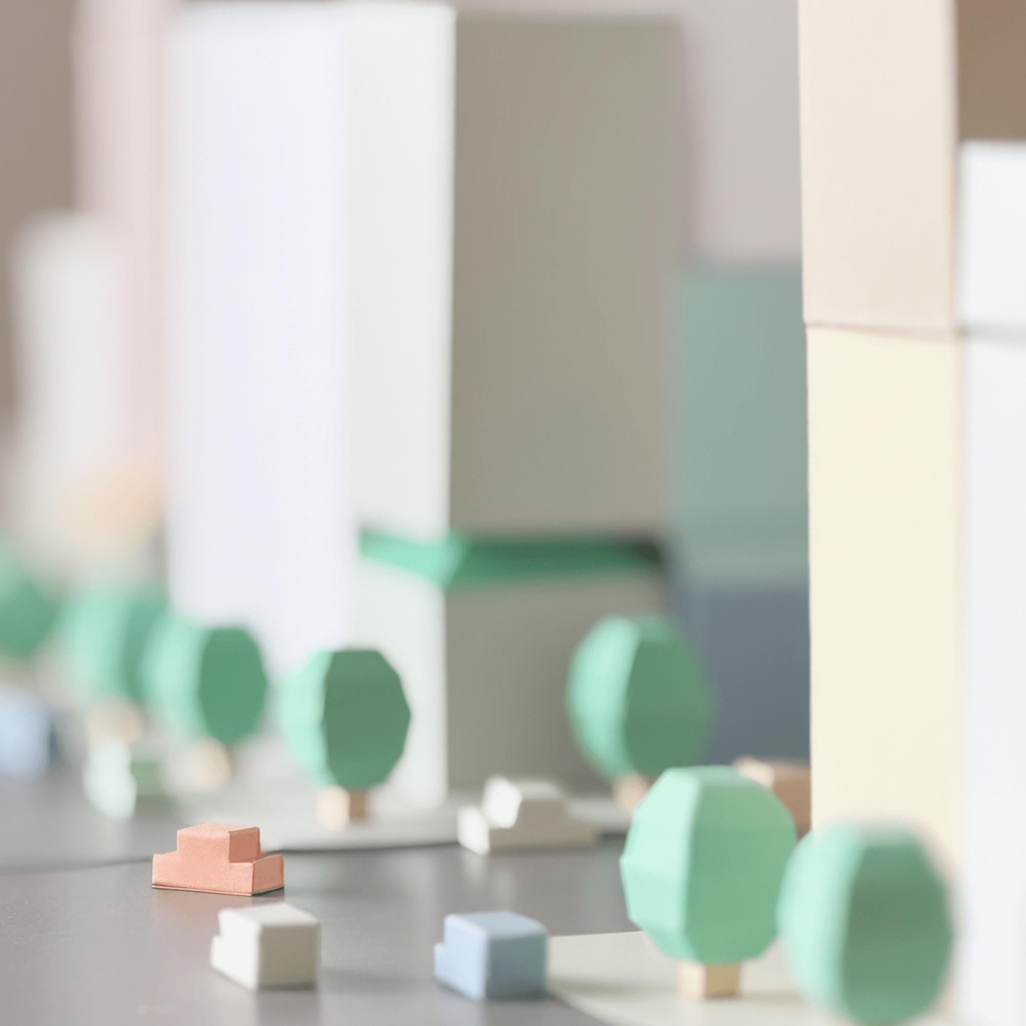 Tiny Downtown Papercraft • Build a City Diorama (printable PDF) - Etsy