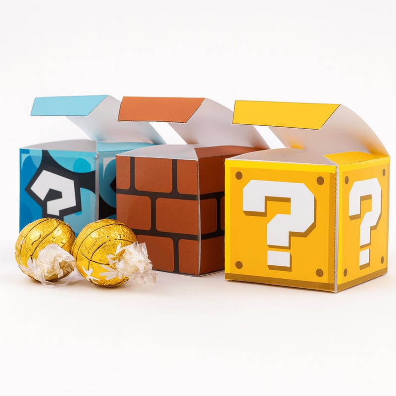 Mario Question Blocks - Etsy