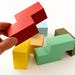 3D Tetris Block Paper Craft Kit – DIY Geometric Desk Decor (PDF Pattern ...