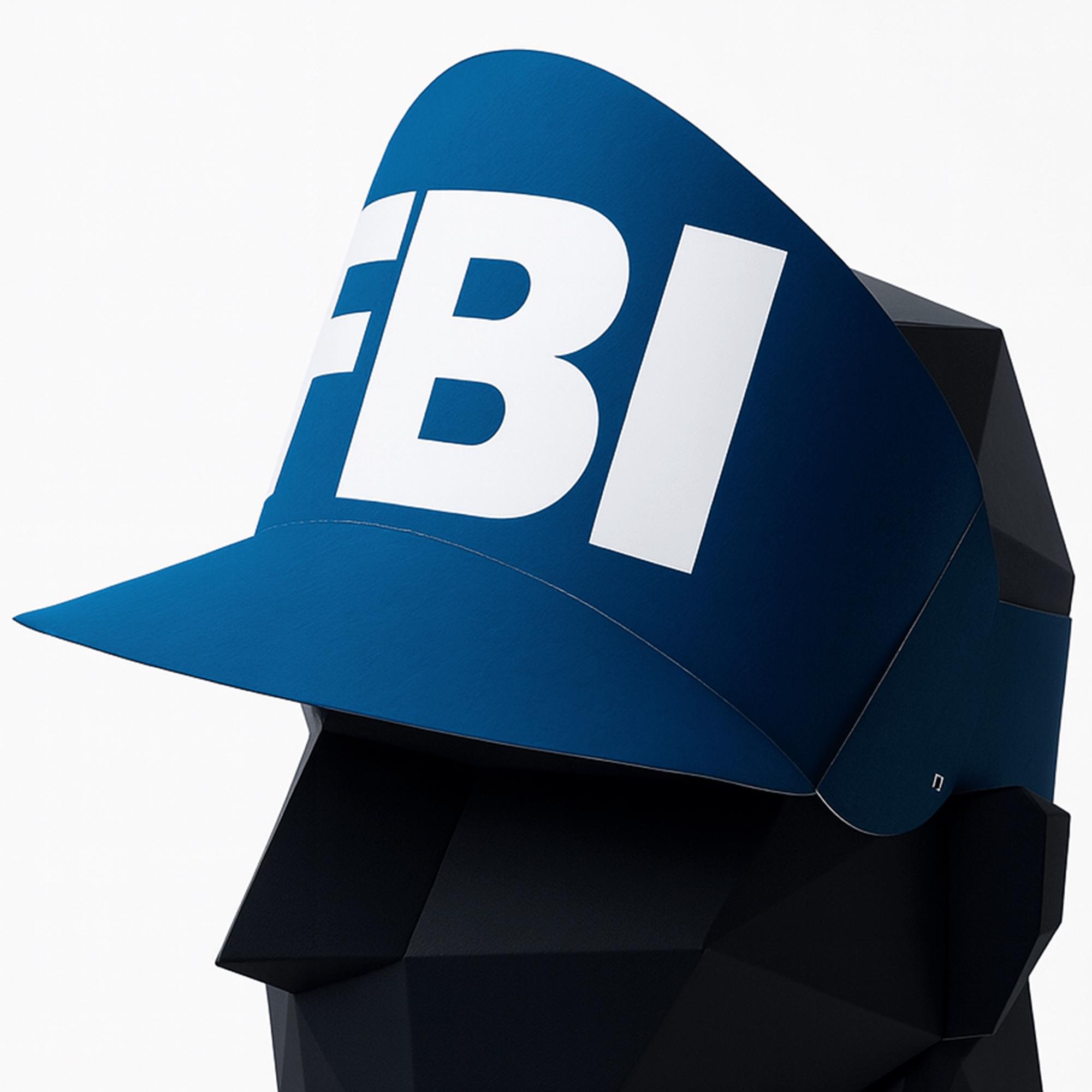 FBI NYPD SWAT Paper Visor Hats | Pretend Play Costume (instant Download ...