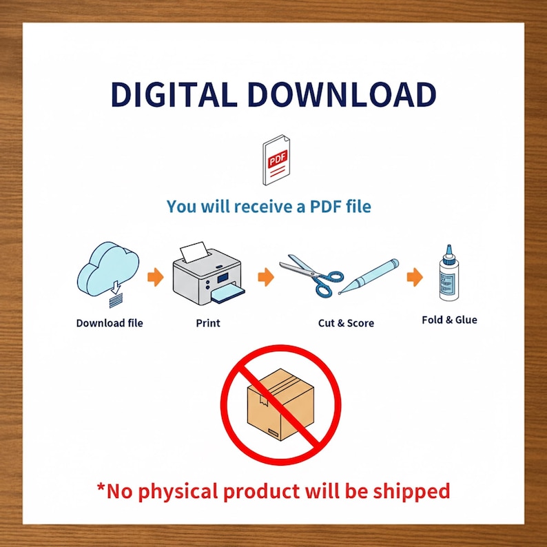 Trofeo de árbol de Navidad en papel / Premio imprimible para fiestas ...