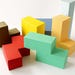3D Tetris Block Paper Craft Kit – DIY Geometric Desk Decor (PDF Pattern ...