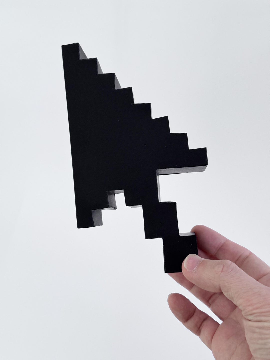 3D Mac Classic Cursor Papercraft - Retro Computer Polygon Art, Desktop ...