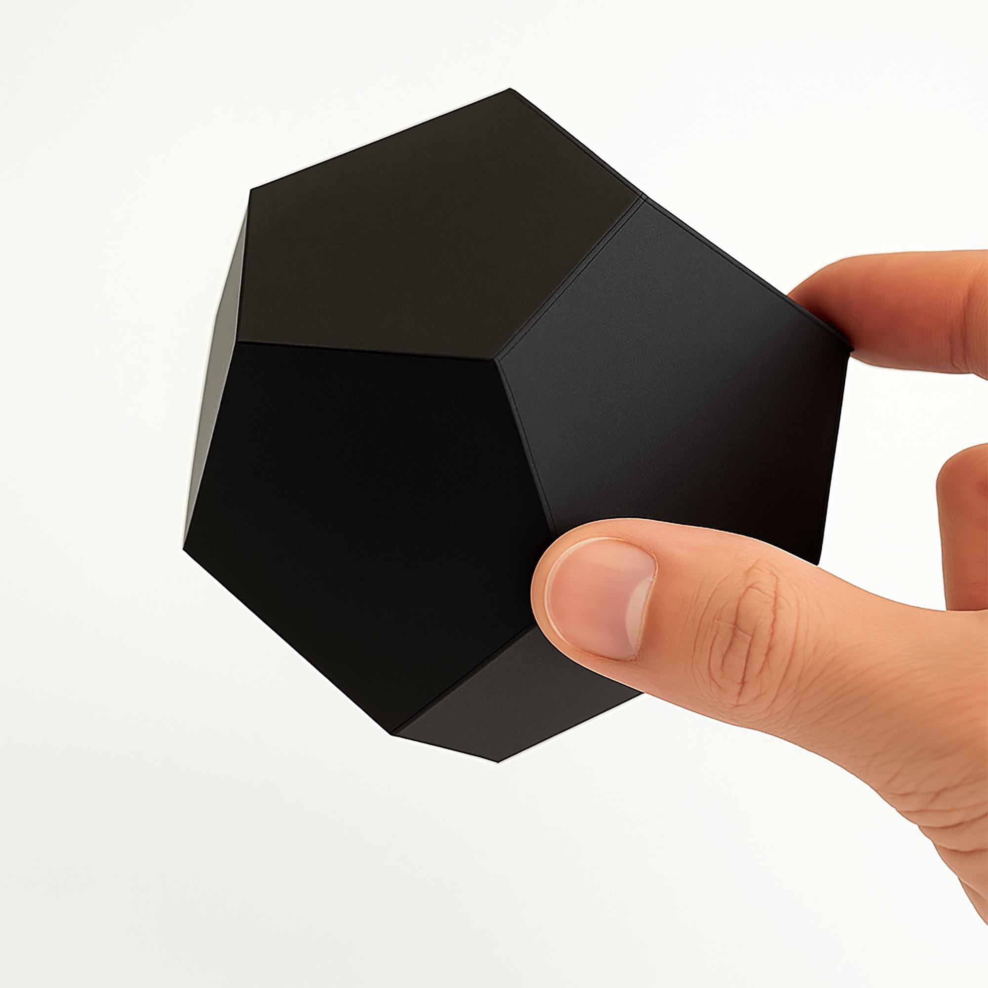 Platonic Solids 3D Papercraft Kit – Regular Polyhedron Origami Decor (5 ...