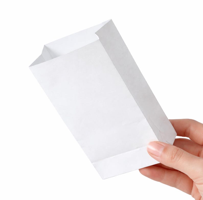 Printable Nesting Paper Bags Template, 10 Mini Grocery-style Sizes ...