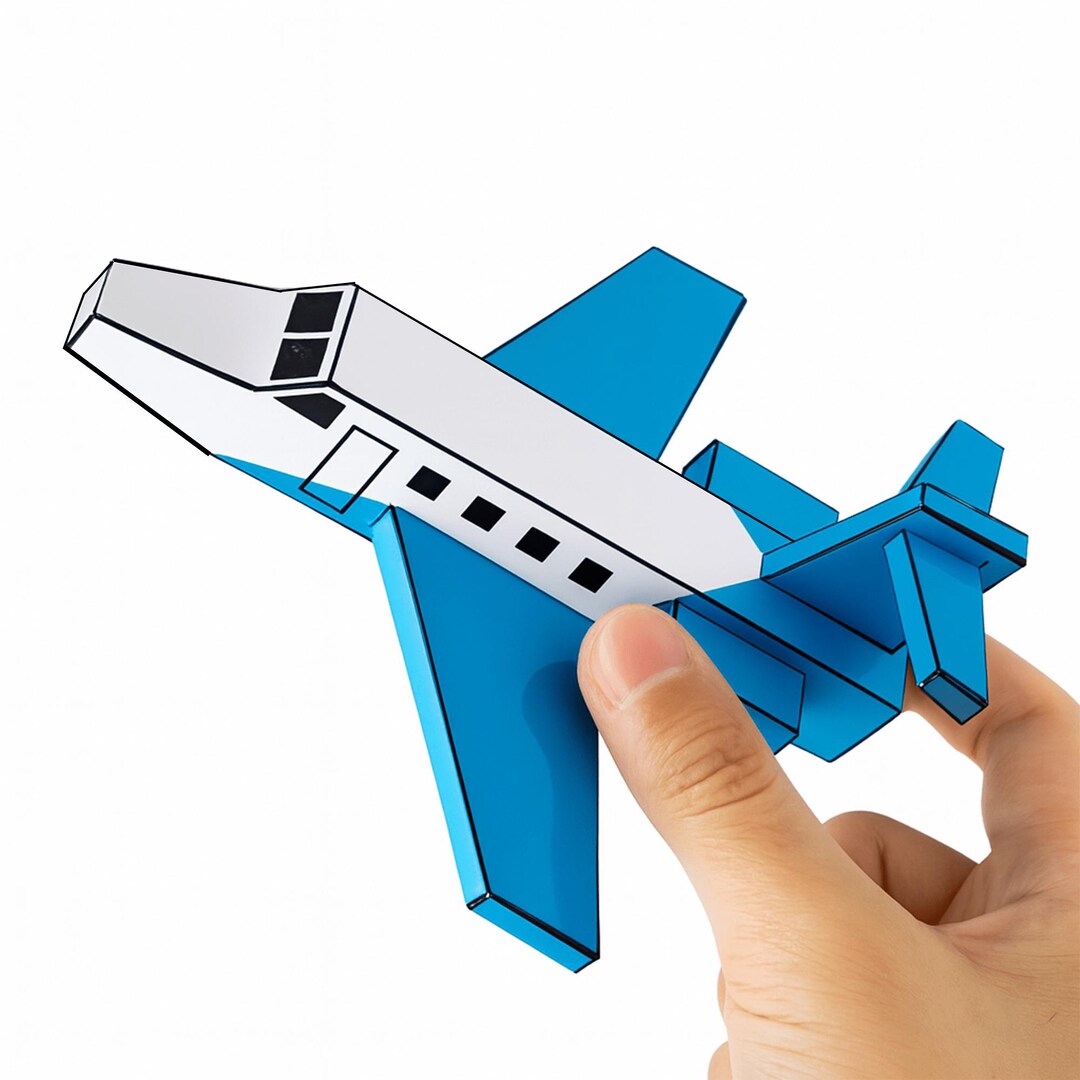 Private Jet Papercraft Set | Printable PDF | Towbarless Pushback Tug ...