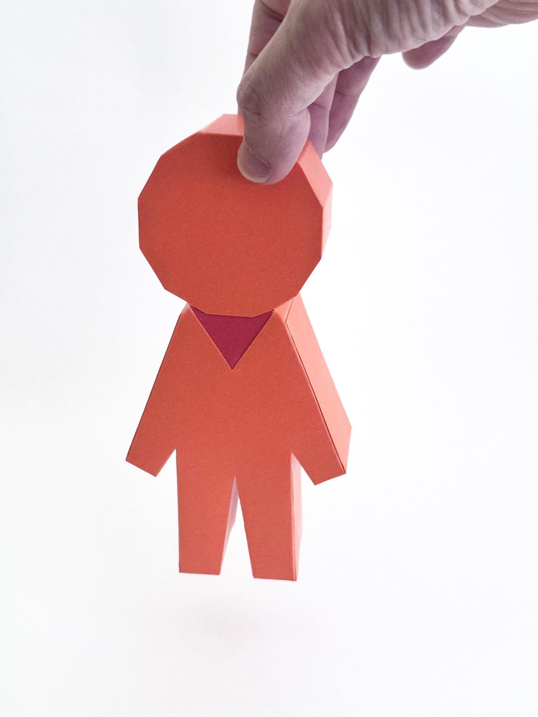 Google Pegman 3D Papercraft | Low Poly Model DIY Kit | PDF Template ...