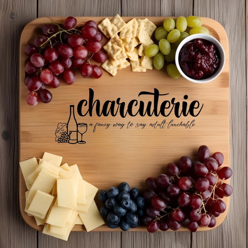 Charcuterie Board Svg Bundle, Cutting Board Svg, Kitchen Svg, Chopping ...