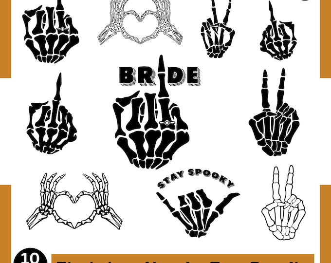 Skeleton Bride Finger Svg, Engaged Af Svg, Wedding Finger Svg, I Said ...
