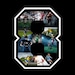 Sports Number Photo Collage Canva Frame Template, Editable Canva ...