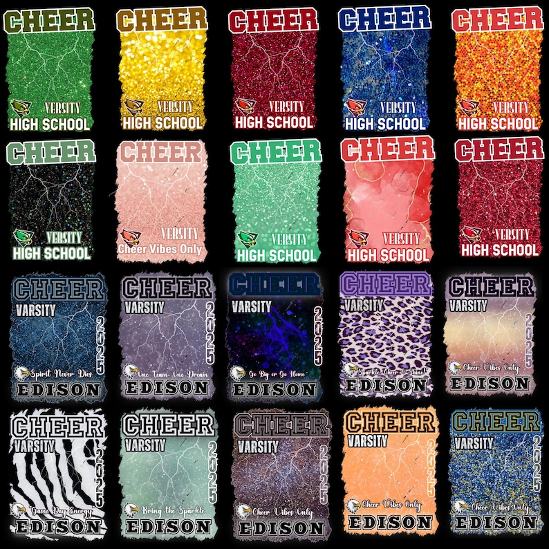 Cheerleading Canva Editable Template, Sports Photography Template,40 ...
