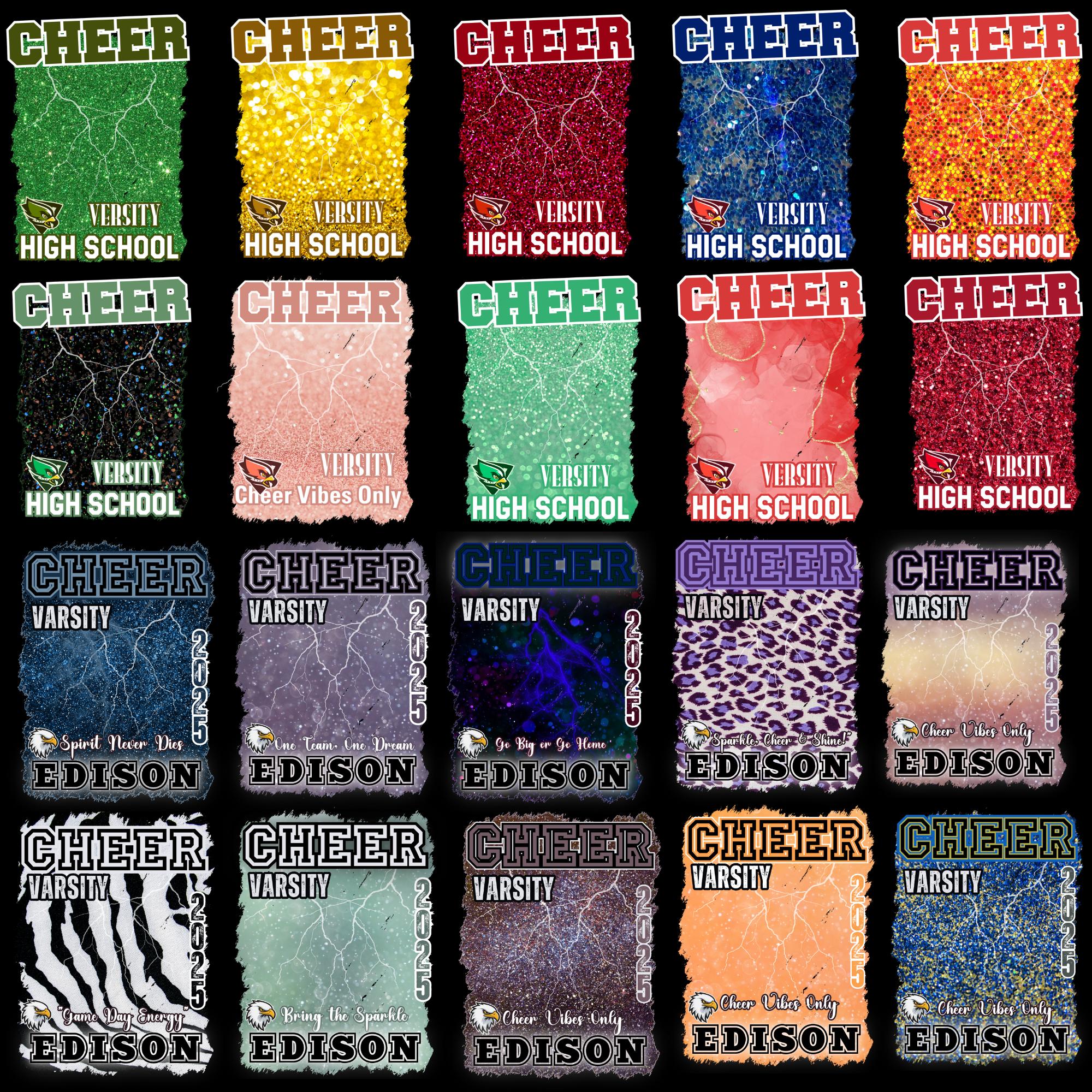 Cheerleading Canva Editable Template, Sports Photography Template,40 ...