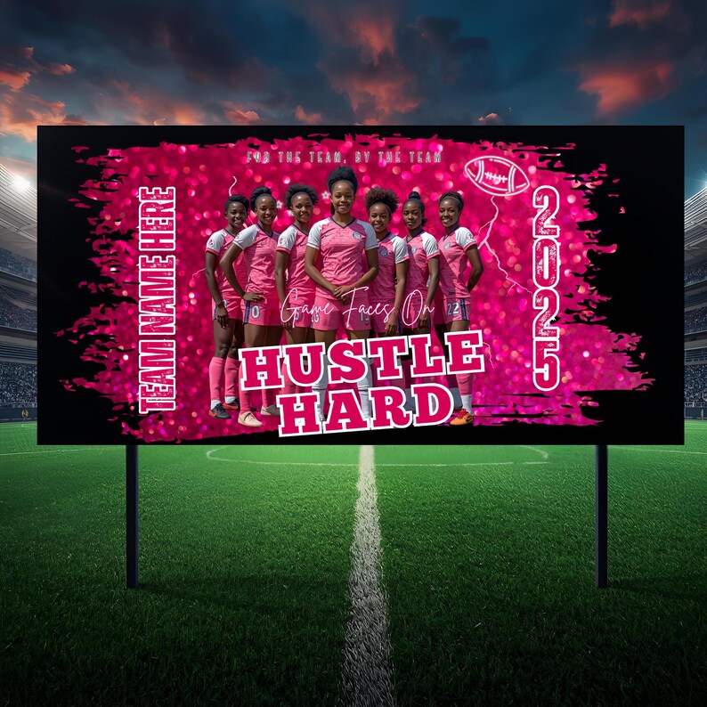 Football Banner Canva Template Bundle, Team Poster Templates for ...