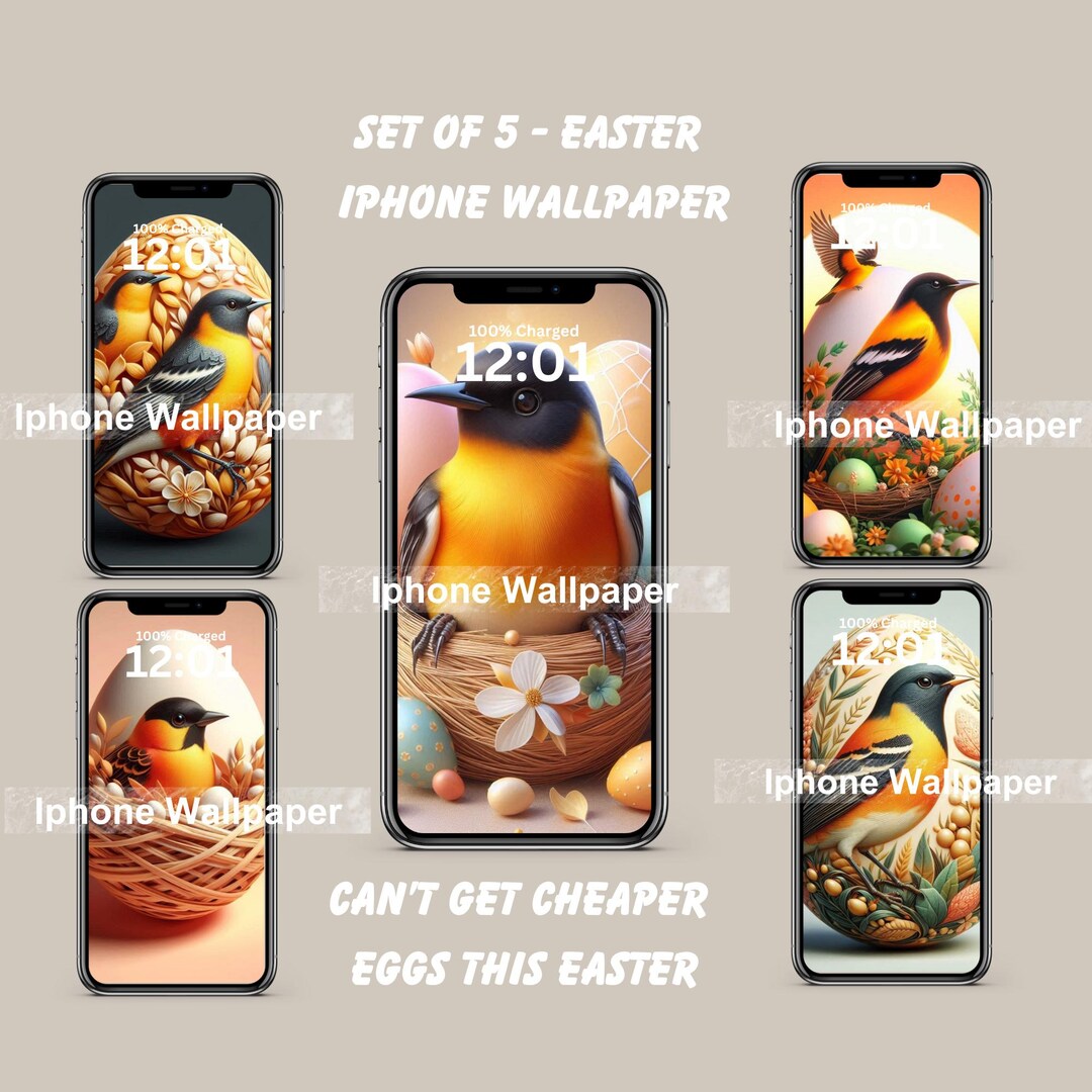 Orioles Bird Easter Egg iPhone Wallpaper (digital Download) - Etsy
