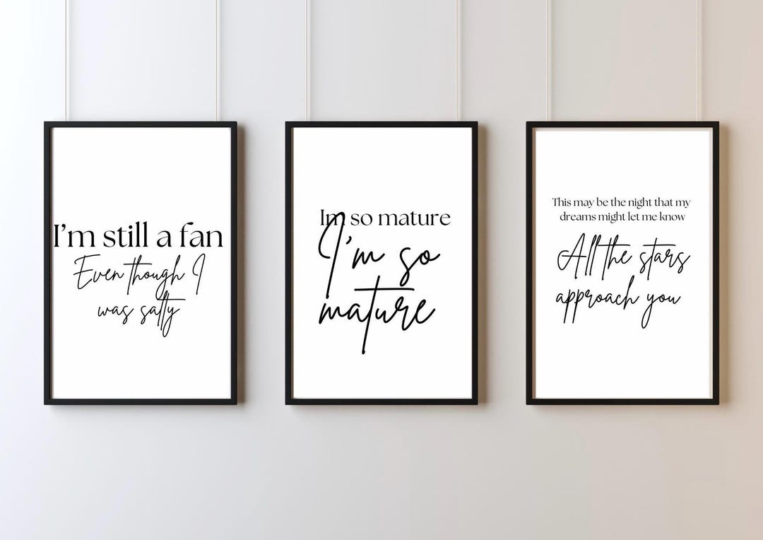 SZA Prints. Song Lyrics. A4 and A3. Neutral. Poster. Home Decor ...