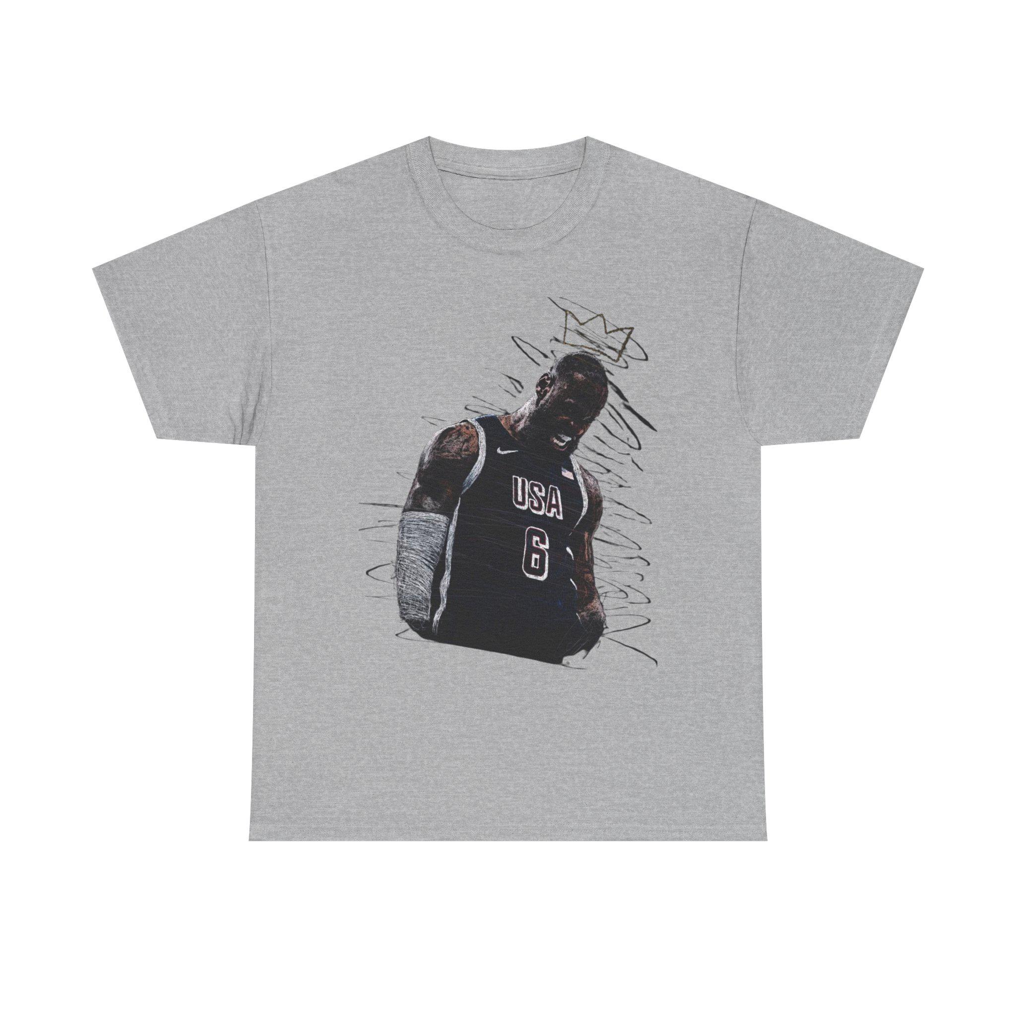 Lebron James Unisex Tee, Athleisure Top, Basketball Fan Shirt, Sporty ...