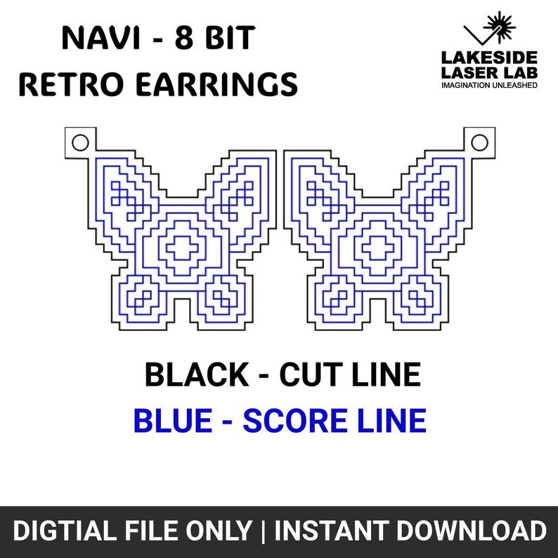 8 Bit Retro Navi Earrings | SVG | Digital Download | Zelda | Gaming ...