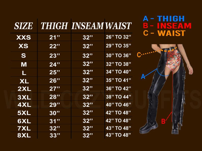 Women’s Suede Leather Chaps With Fringes – Western Cowgirl Riding Pants ...