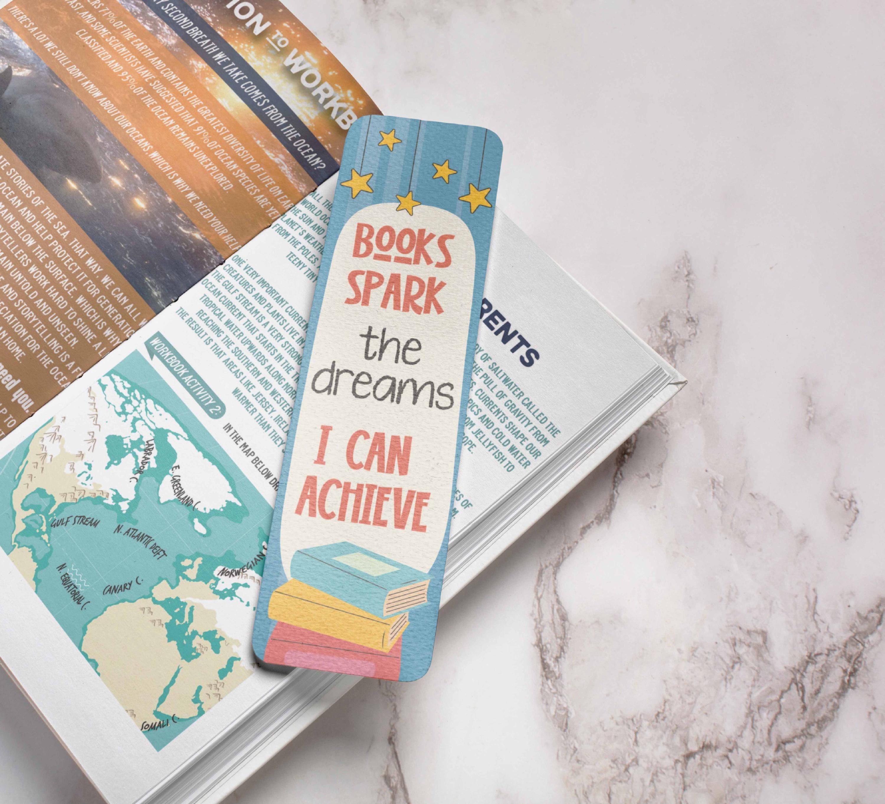 Kids Printable Affirmation Bookmark Positive Quote Bookmarks for ...