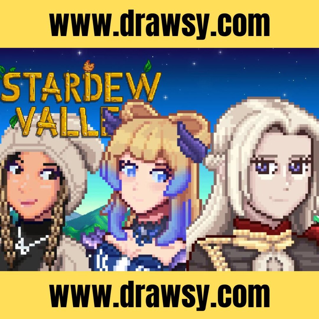 I Will Draw Stardew Valley Style Pixel Art Portrait and Spritesheet ...