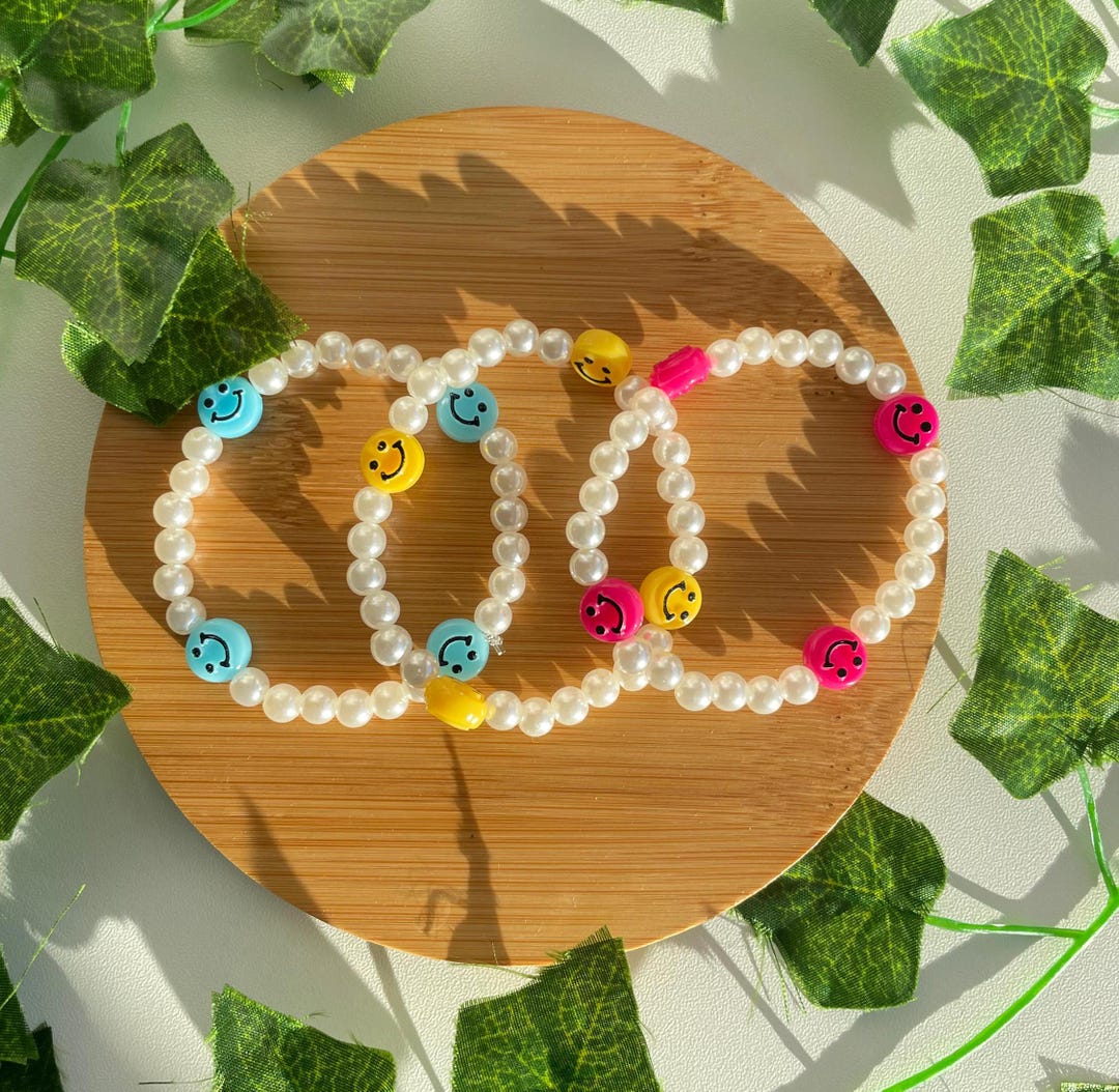 Smiley Face Bracelet - Etsy