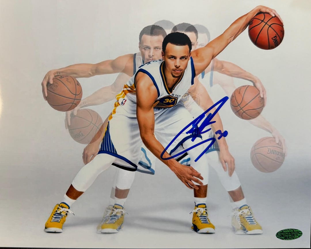 Steph Curry Signed 8x10 Photo - Etsy