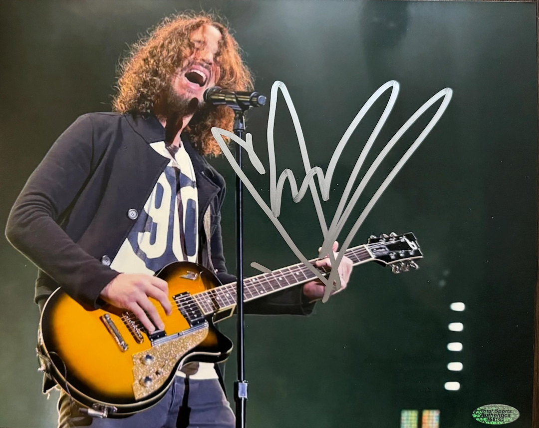 Chris Cornell Signed 8x10 Photo - Etsy
