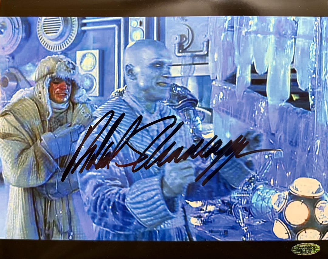 Arnold Swarzenegger “mr. Freeze” Signed 8x10 Photo - Etsy