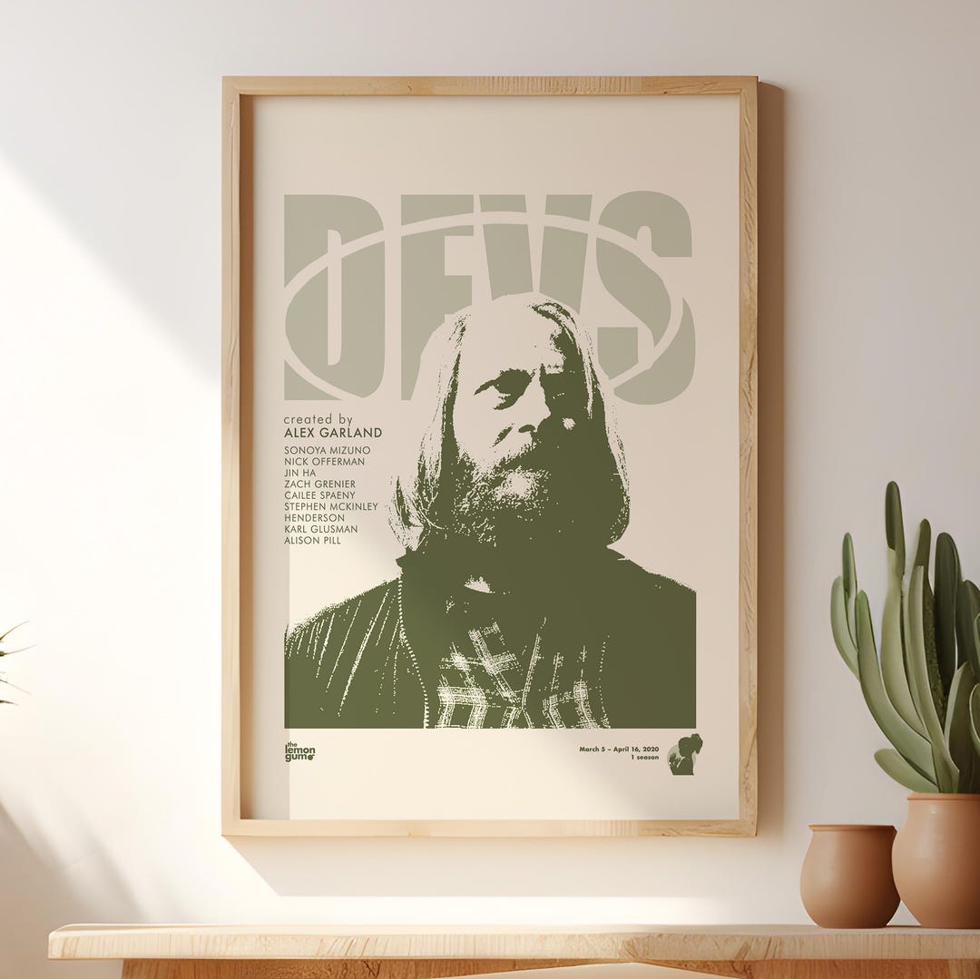 Devs Poster TV Show Poster Forest Poster Minimal Poster Minimal Print ...