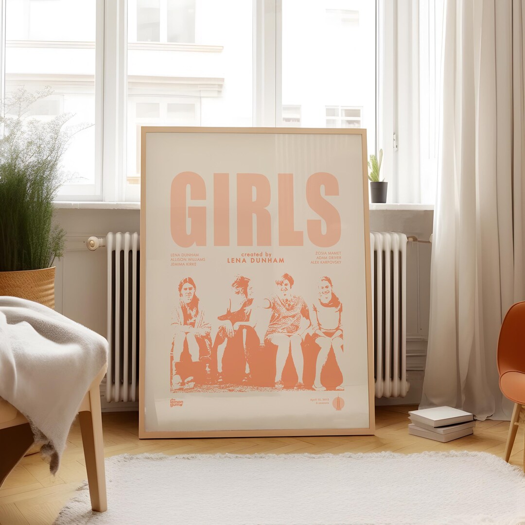 Girls TV Show Poster • Indie TV Show Print • Indie TV Show Poster ...