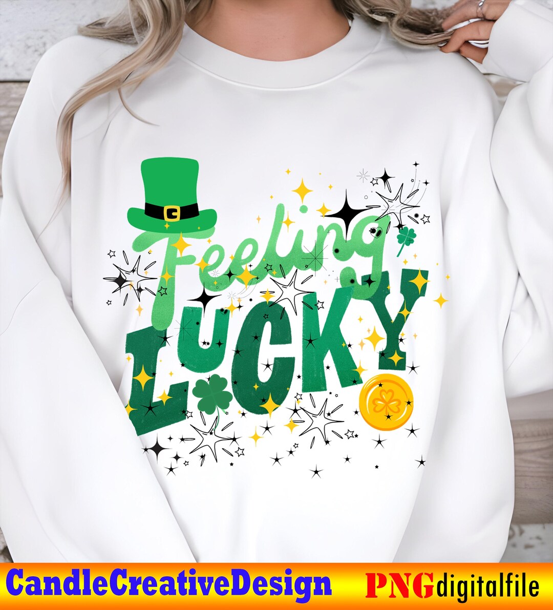 Feeling Lucky PNG, LUCKY, St Patty’s Day Green Png, St Patricks Day ...
