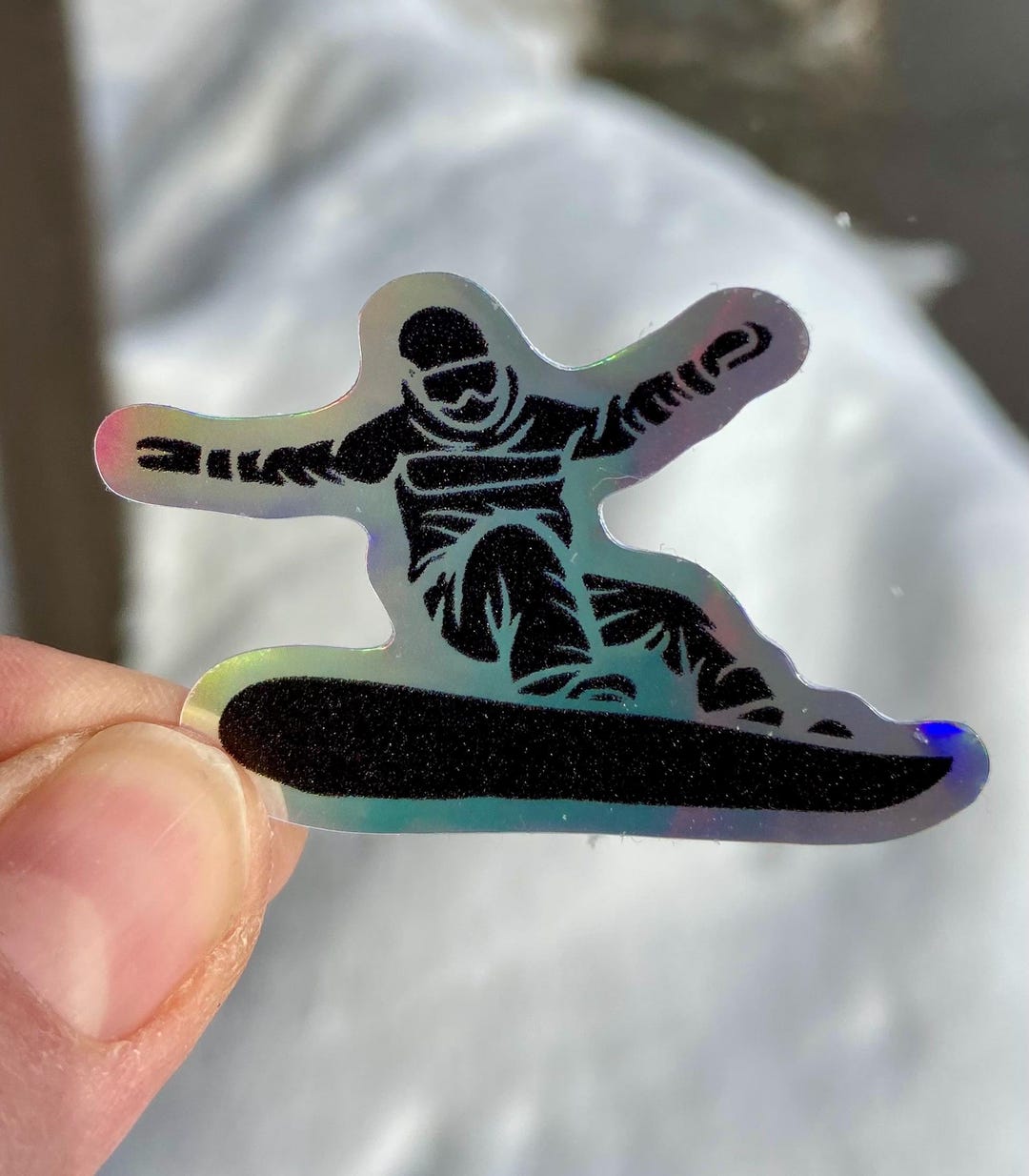 Snowboarder Sticker for Helmet, Snowboard, Laptop, Water Bottle, Car - Etsy