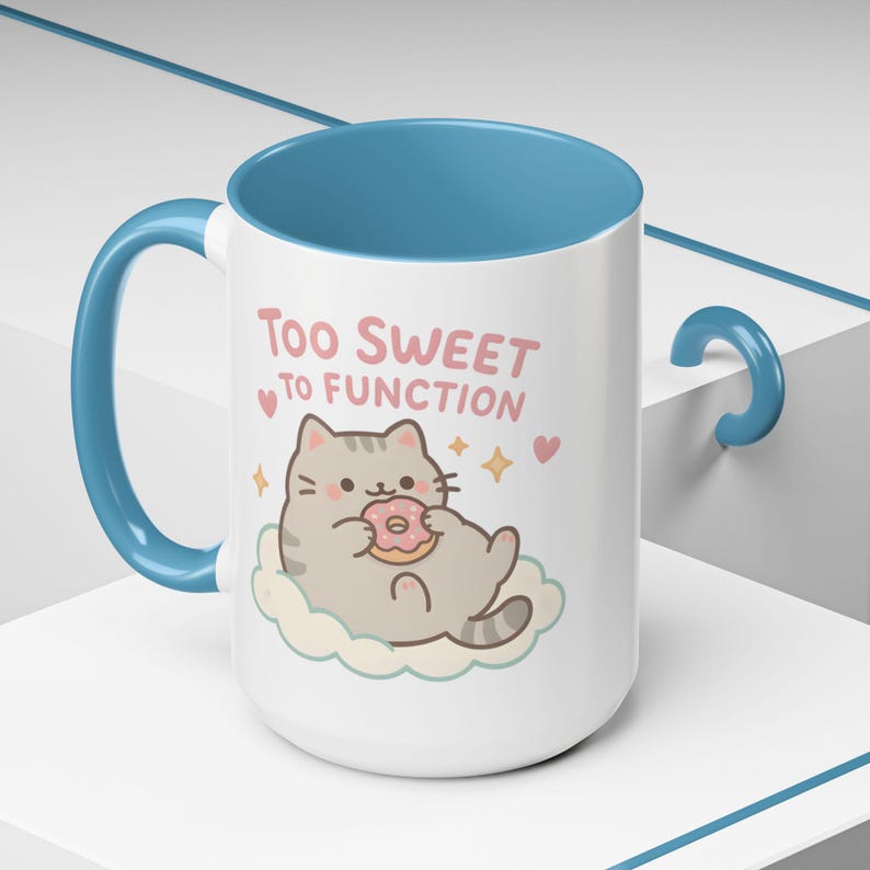 Pusheen Cat Mug | Cute Kawaii Mug | Cute Cat Mug | Sweet Tea Cup | Fun ...