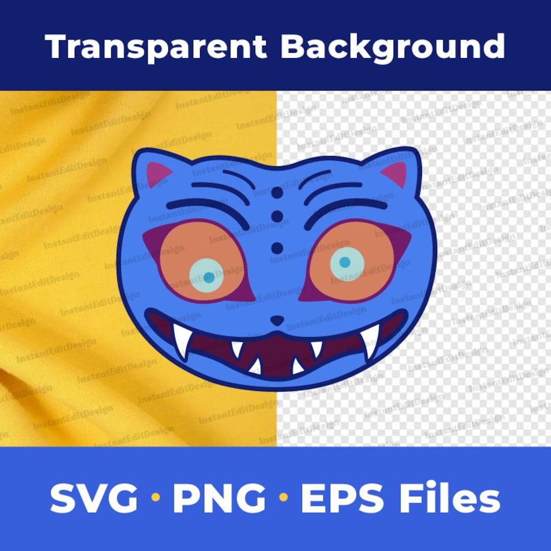 Derpy Blue Tiger Vector File: Zoey Yellow Hoodie K-pop Demon Hunters ...