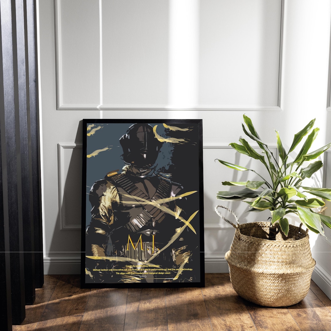 Micheal Jackson Design ,printable Wall Art , Modern Home Decor ...