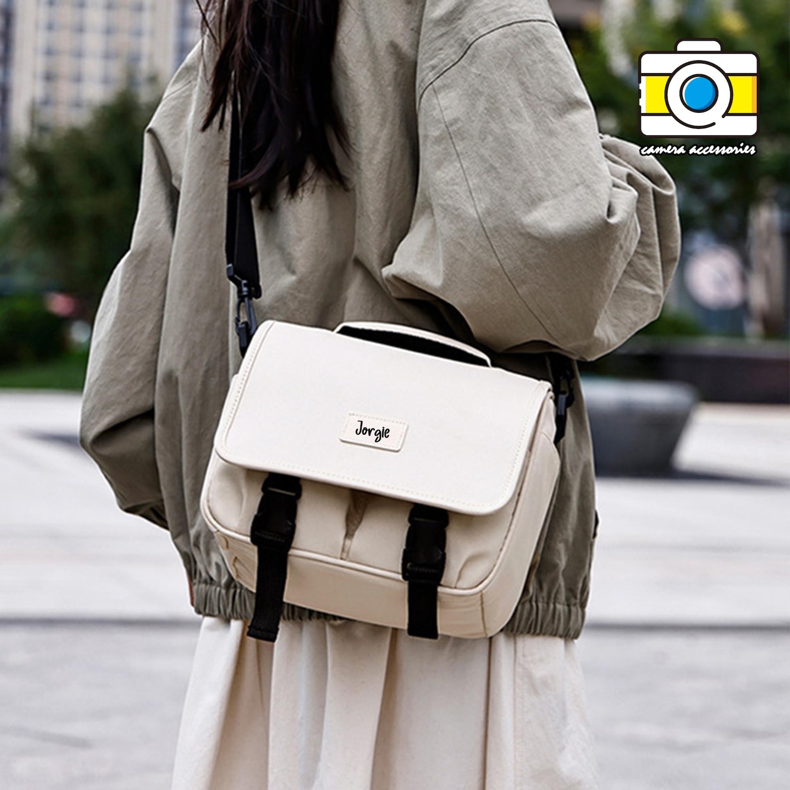 Personalized Camera Bag Custom Waterproof DSLR Mirrorless Lens Bag ...