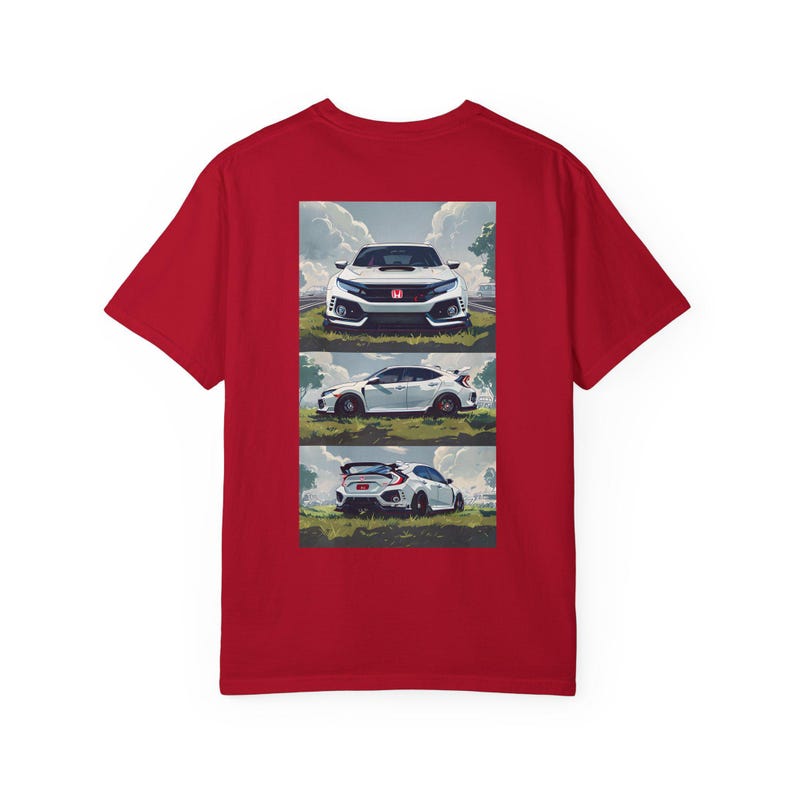 Honda Civic Type R T-shirt, JDM Car Enthusiast Apparel, Custom Graphic ...