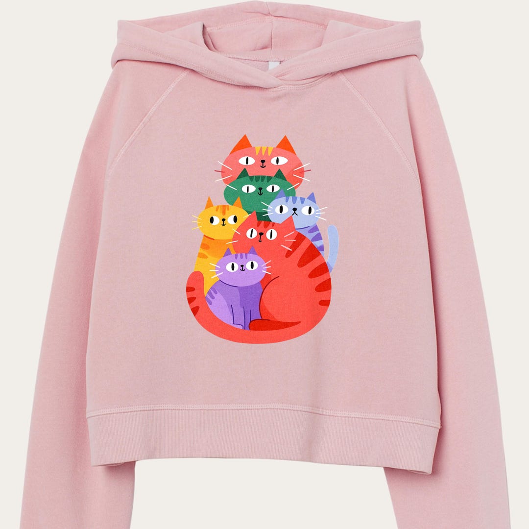 Rainbow Cat Family Clipart – Cute Pride Cat Digital Download, LGBTQ ...