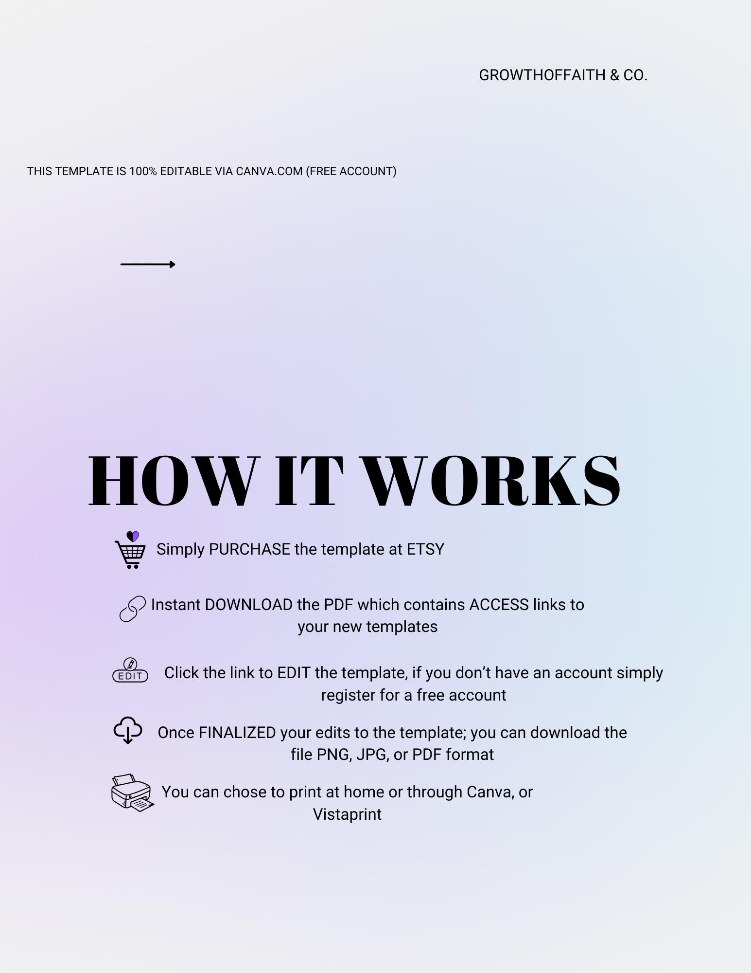 Printable IV THERAPY BAGS Customizable and Editable Digital Template ...