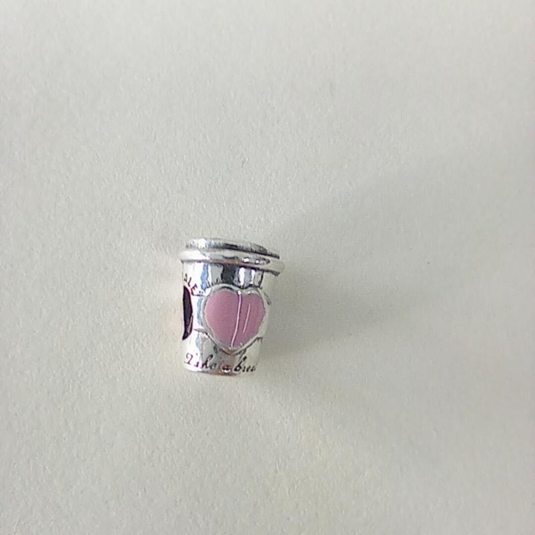 Silver Pandora Drink to Go Coffee Cup Charm - Etsy