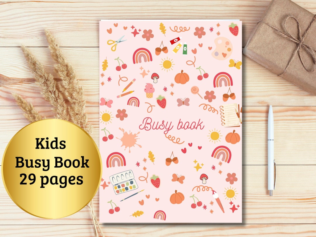 Busy Book Cute Activity Book Printable Games Education Home School ...