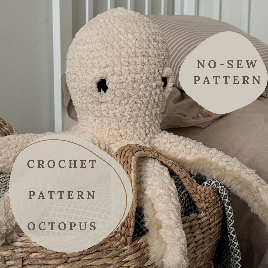 Octopus Crochet Pattern, Amigurumi Octopus Pattern Toy, Crochet Toy PDF ...