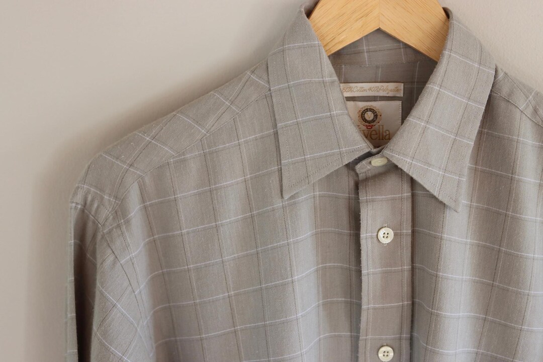 Viyella Brushed Cotton Check Shirt - Etsy
