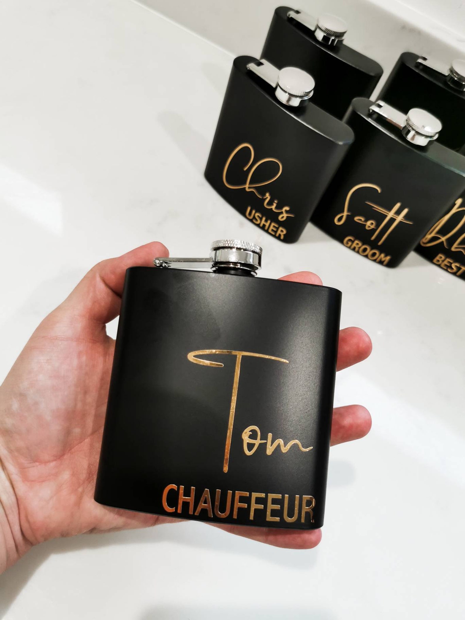 Grooms Hip Flasks, Ladies Hip Flasks, Personalised, Bridesmaid Gifts ...