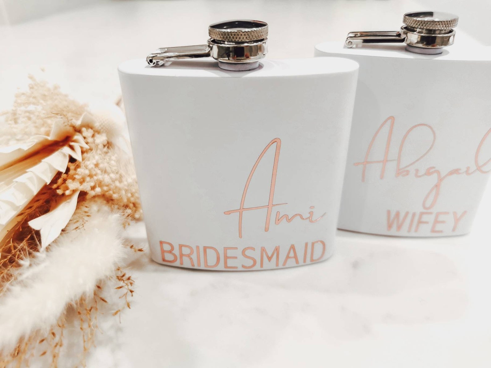 Hip Flasks, Ladies Hip Flasks, Personalised, Bridesmaid Gifts, Maid of ...