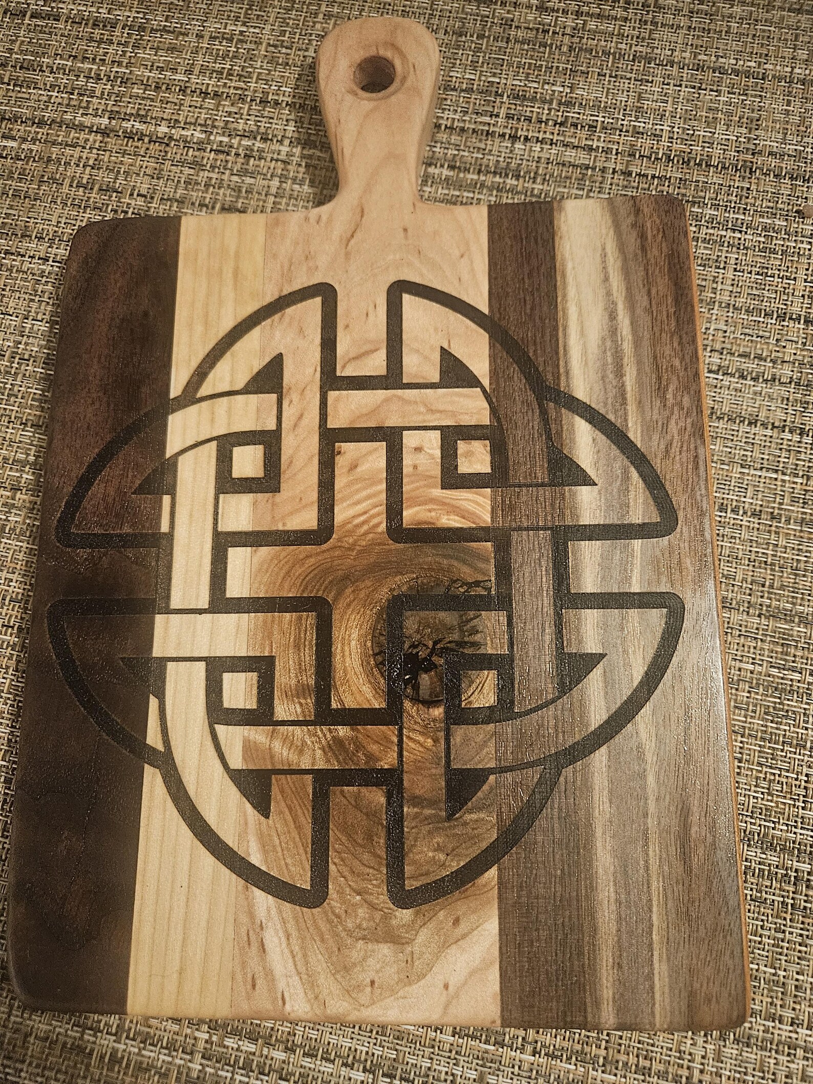 Celtic Style Cheese Board Engraved With Celtic Knot Designs - Etsy