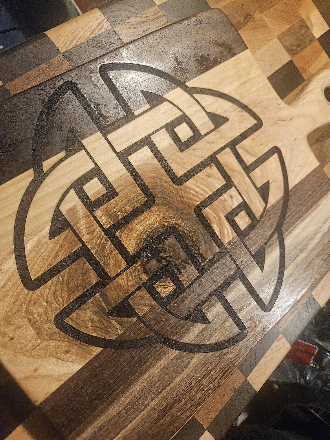 Celtic Style Cheese Board Engraved With Celtic Knot Designs - Etsy