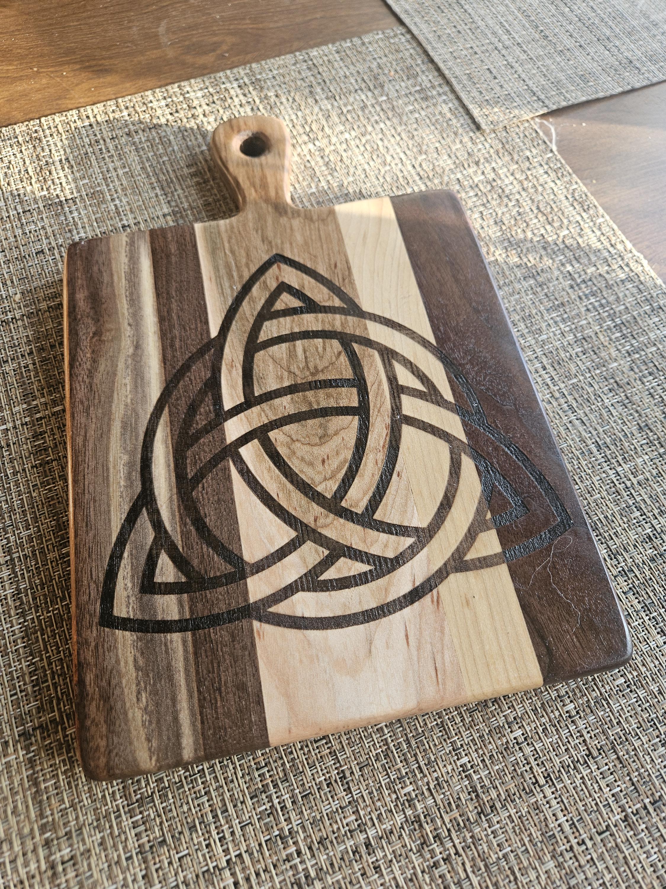 Celtic Style Cheese Board Engraved With Celtic Knot Designs - Etsy