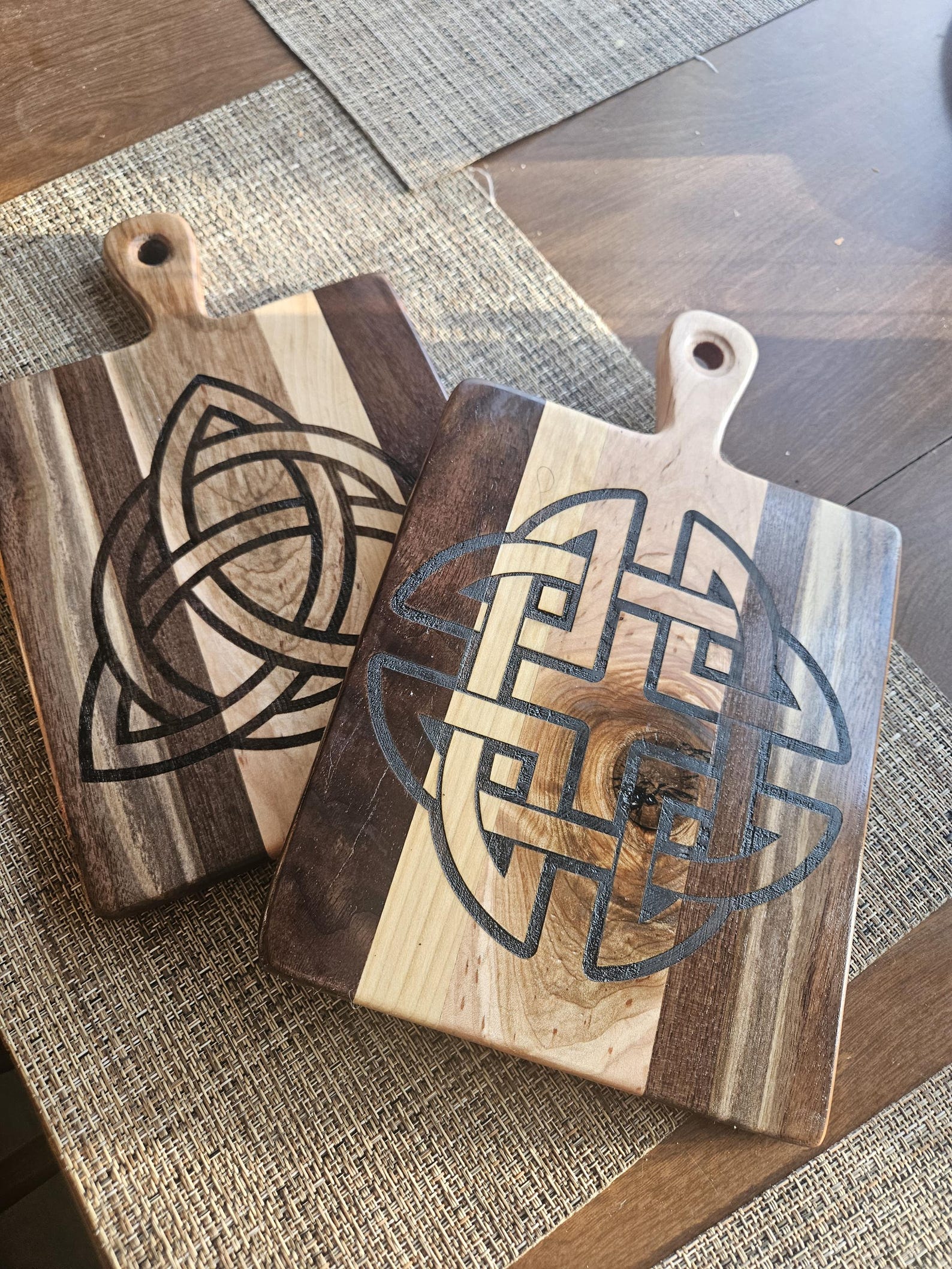 Celtic Style Cheese Board Engraved With Celtic Knot Designs - Etsy